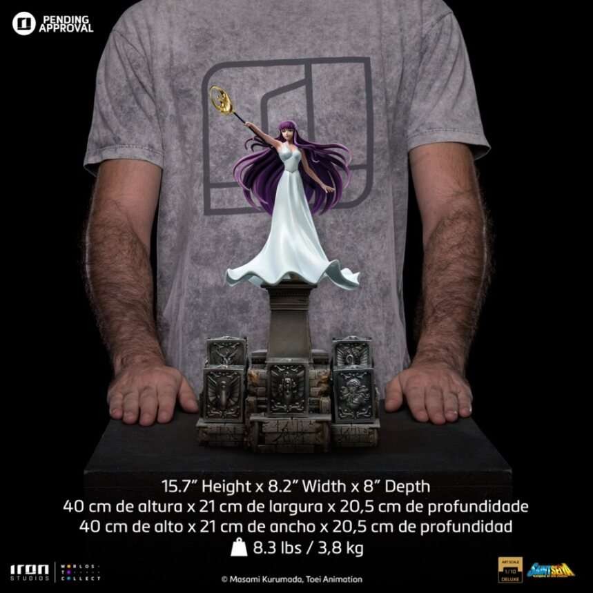 IRON STUDIOS SAINT SEIYA SAORI KIDO LADY ISABEL ATHENA ART SCALE 1/...