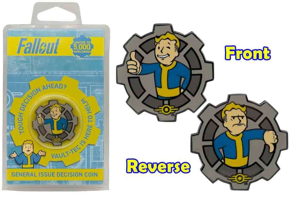 FANATTIK FALLOUT FLIP COIN REPLICA MONETA