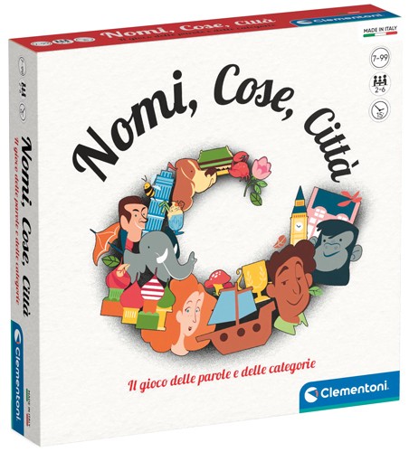 CLEMENTONI NOMI COSE CITTA GIOCO DA TAVOLO ITALIANO