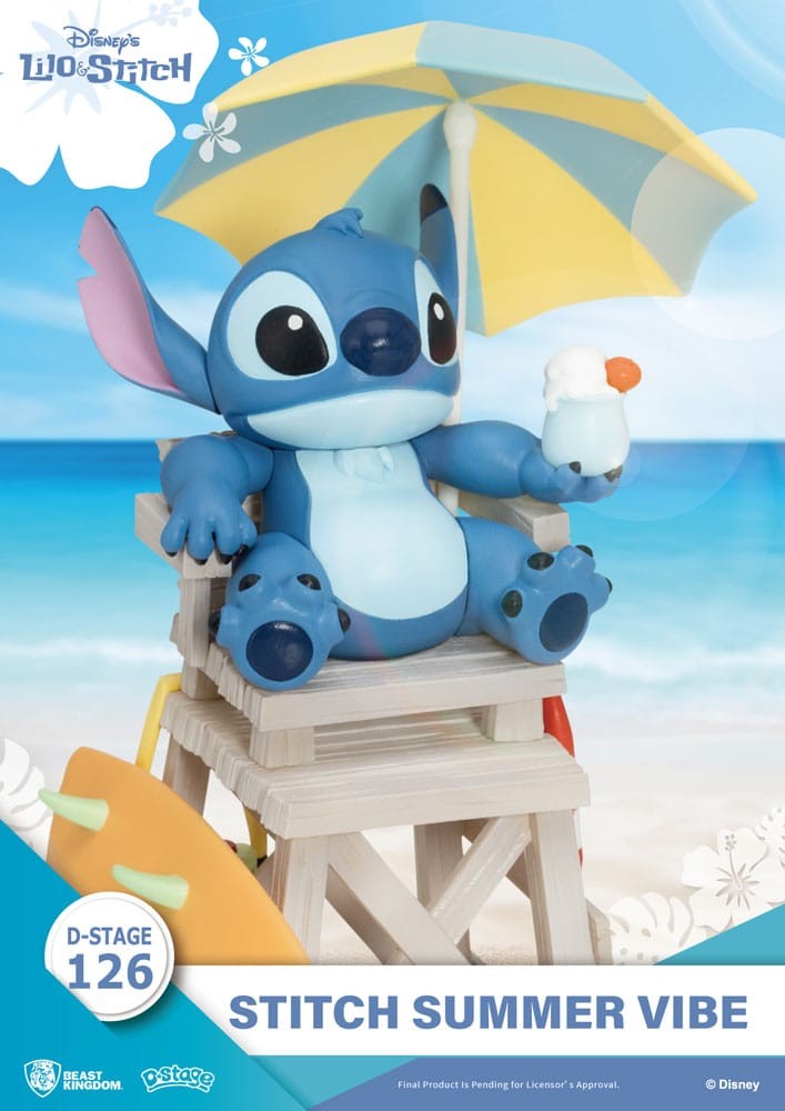 BUY D-STAGE LILO AND STITCH DS-126 STITCH SUMMER VIBE STATUE FIGURE...
