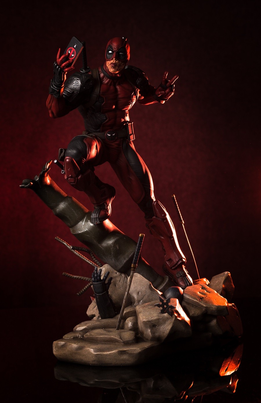 BUY MARVEL UNCANNY X-FORCE DEADPOOL 1/6 SCALE STATUE 46CM FIGURE SEMIC