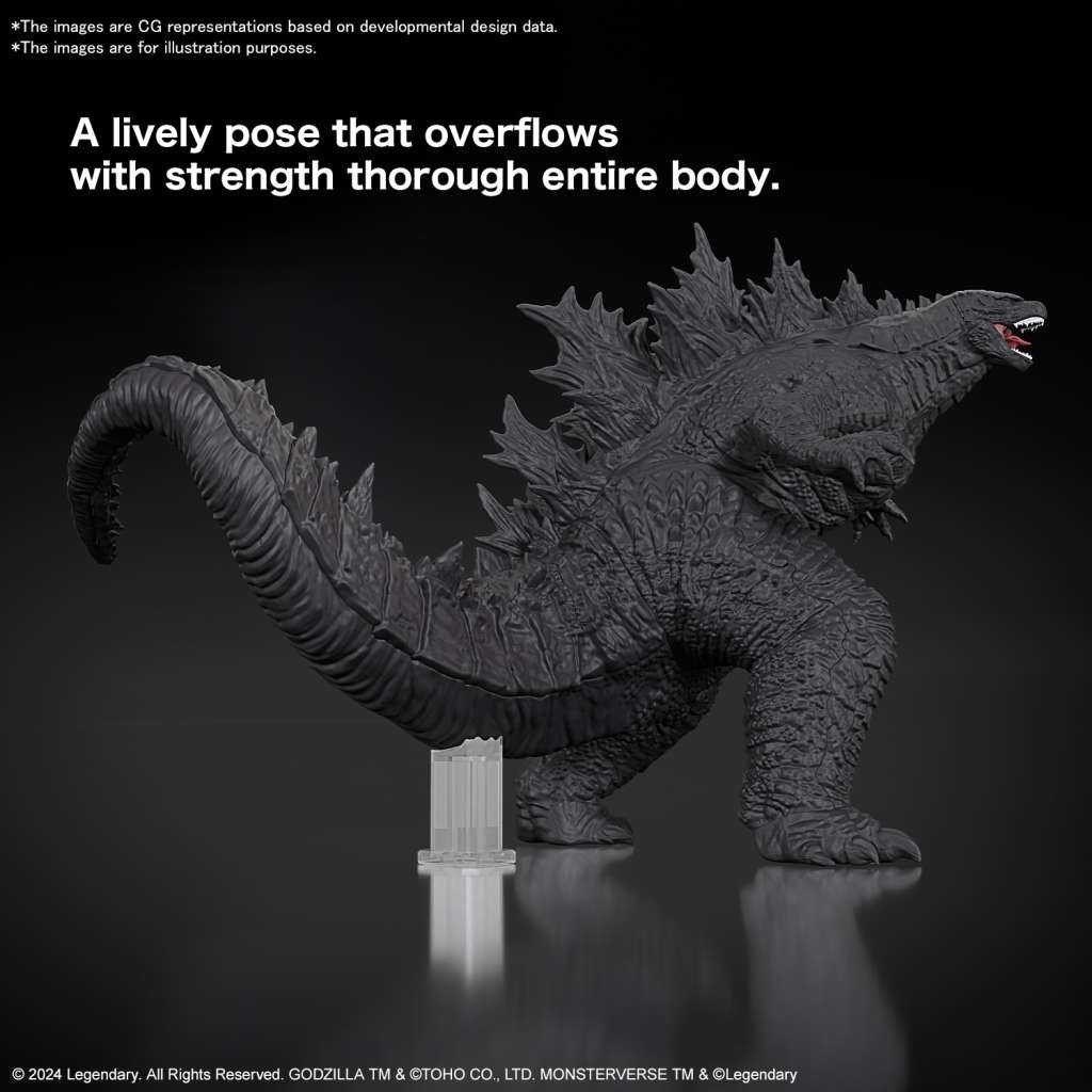 BANDAI GODZILLA X KONG THE NEW EMPIRE GODZILLA MODEL KIT ACTION FIGURE
