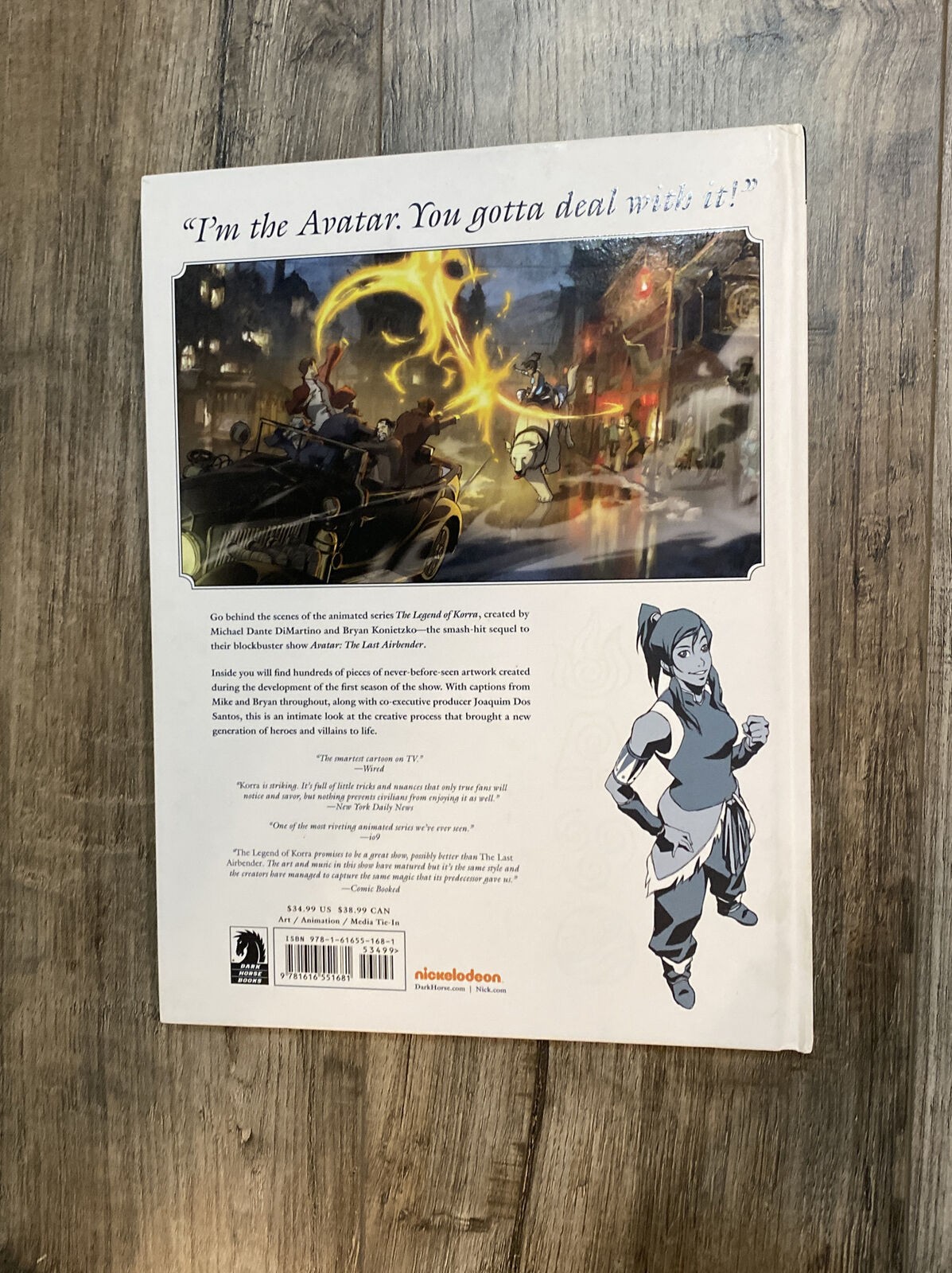 DARK HORSE THE LEGEND OF KORRA BOOK ONE: AIR THE ART OF THE ANIMATE...