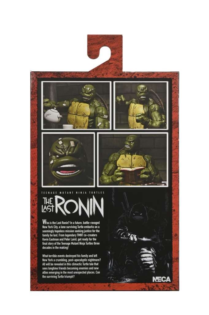 NECA TEENAGE MUTANT NINJA TURTLES THE LAST RONIN BATTLE DAMAGED RON...