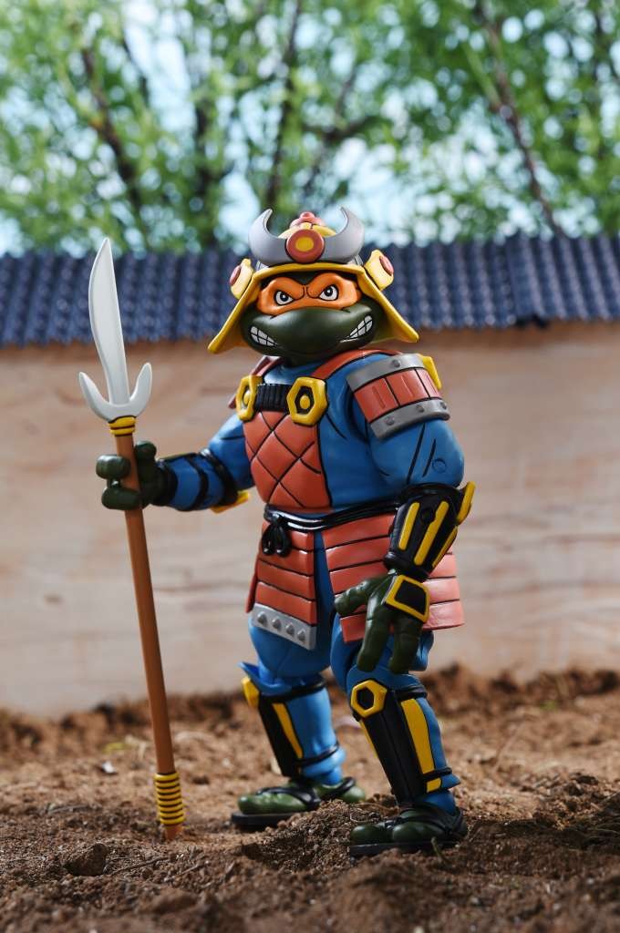 NECA TEENAGE MUTANT NINJA TURTLES SAMURAI MICHELANGELO & SPACE DONA...
