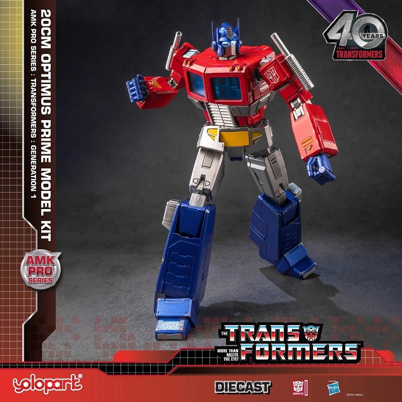 YOLOPARK TRANSFORMERS GENERATION ONE OPTIMUS PRIME MODEL KIT 20CM A...