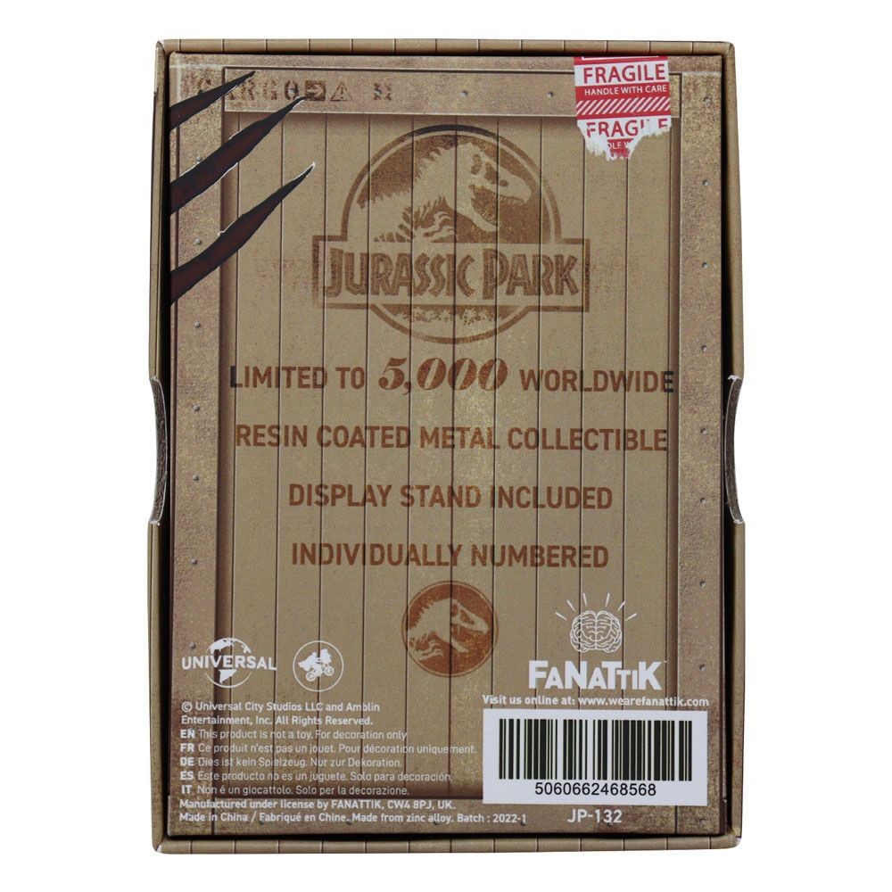 FANATTIK JURASSIC PARK MOSQUITO IN AMBER LIMITED EDITION METAL INGO...