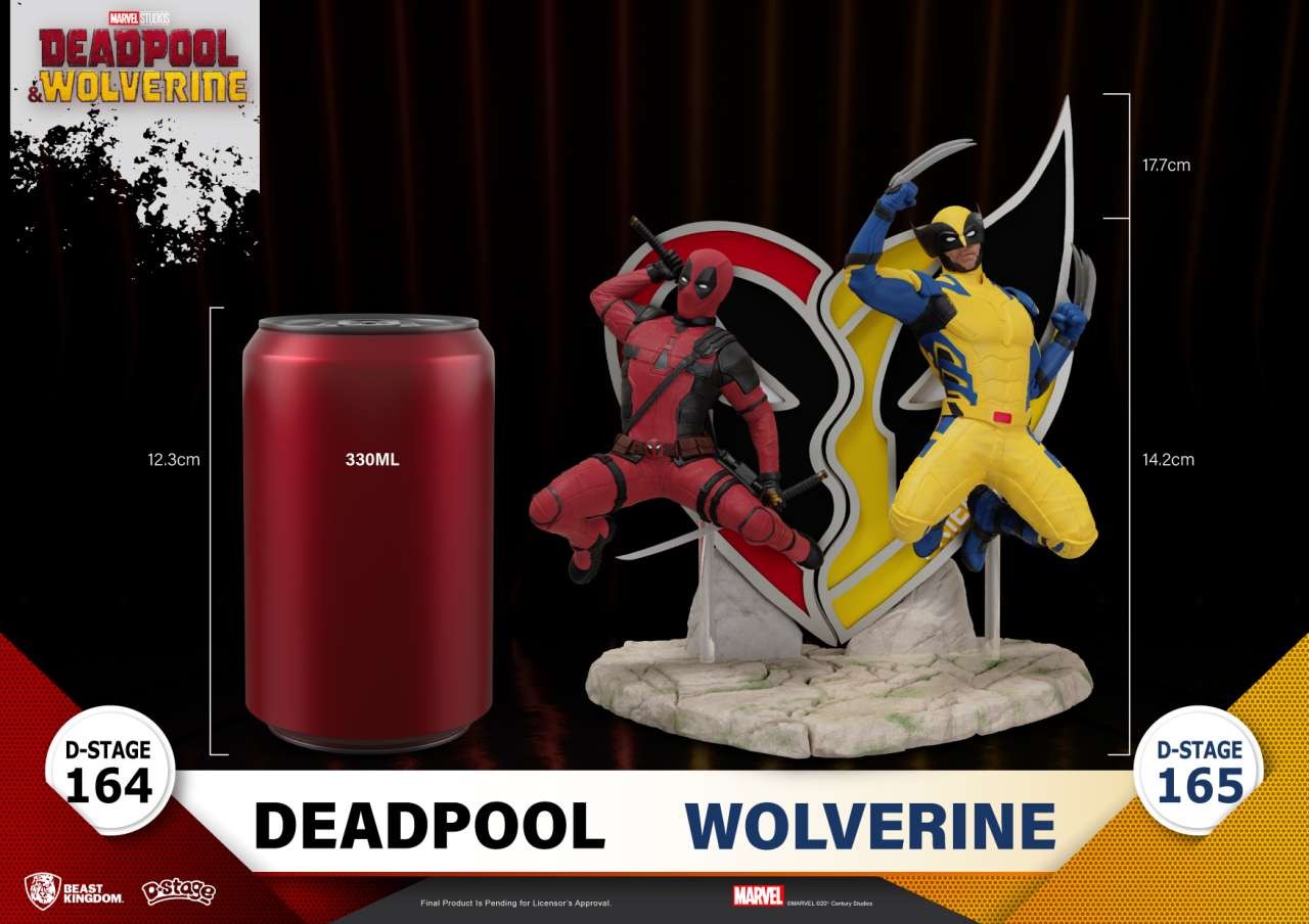 BUY D-STAGE DEADPOOL & WOLVERINE - WOLVERINE DIORAMA STATUE BEAST K...