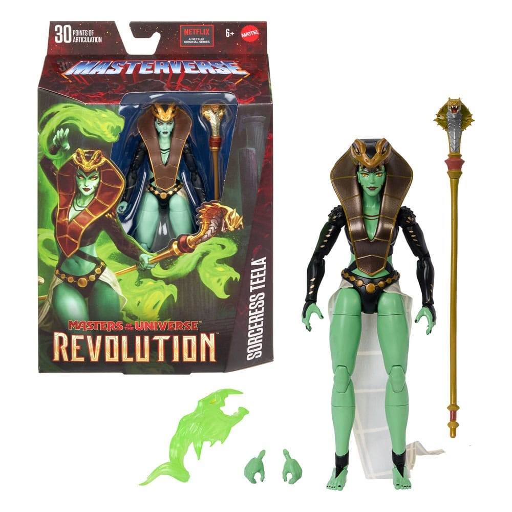 BUY MASTERS OF THE UNIVERSE REVOLUTION SNAKE SORCERESS TEELA ACTION...