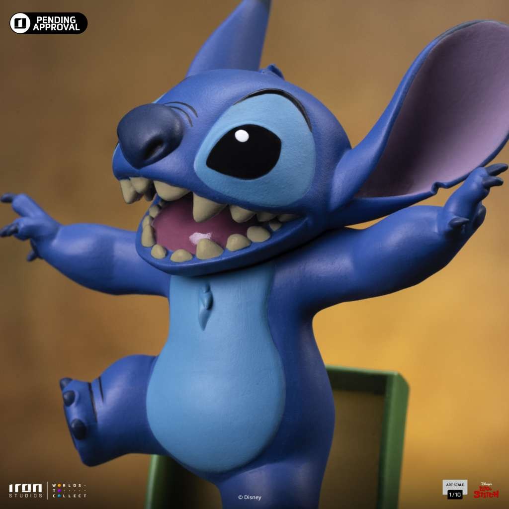 BUY LILO AND STITCH STITCH ART SCALE 1/10 STATUE FIGURE IRON STUDIOS