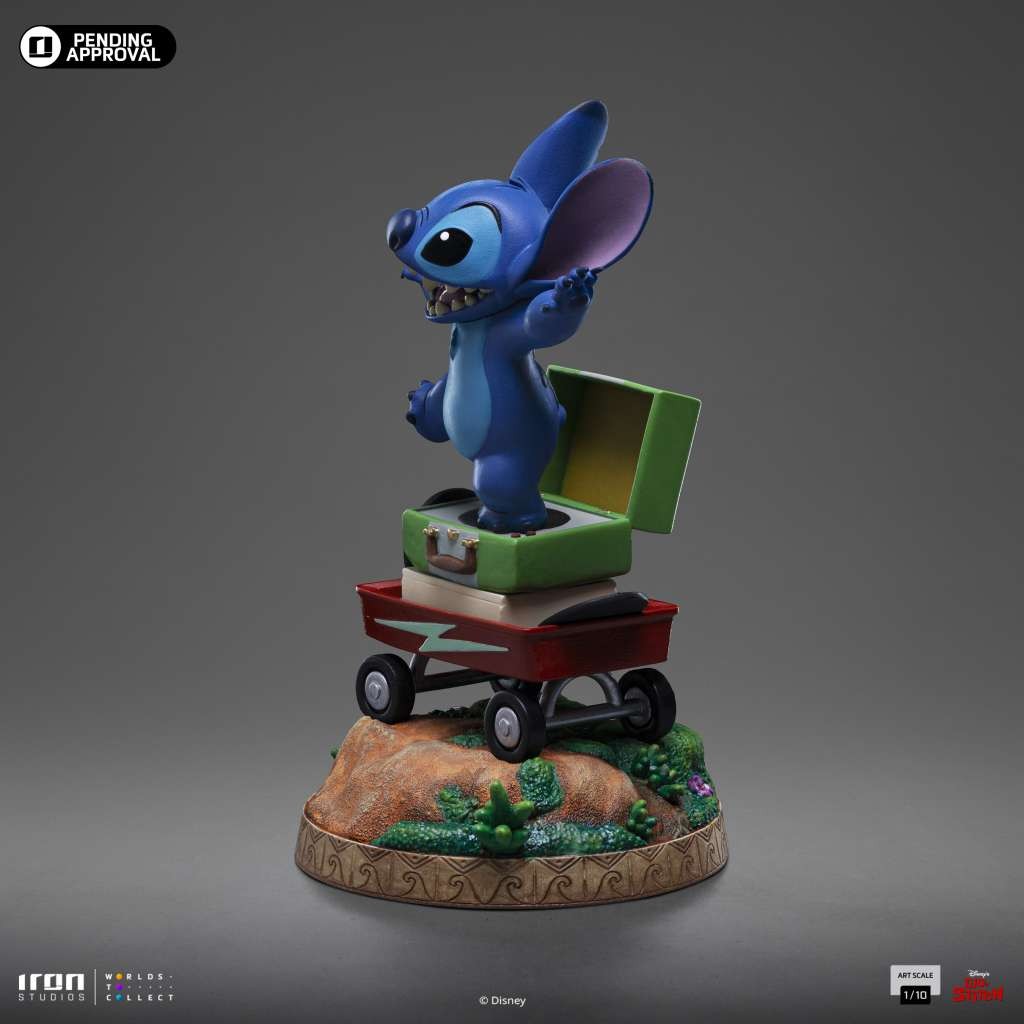 BUY LILO AND STITCH STITCH ART SCALE 1/10 STATUE FIGURE IRON STUDIOS
