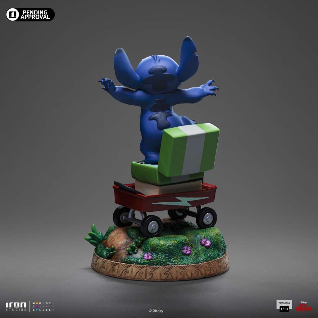 BUY LILO AND STITCH STITCH ART SCALE 1/10 STATUE FIGURE IRON STUDIOS
