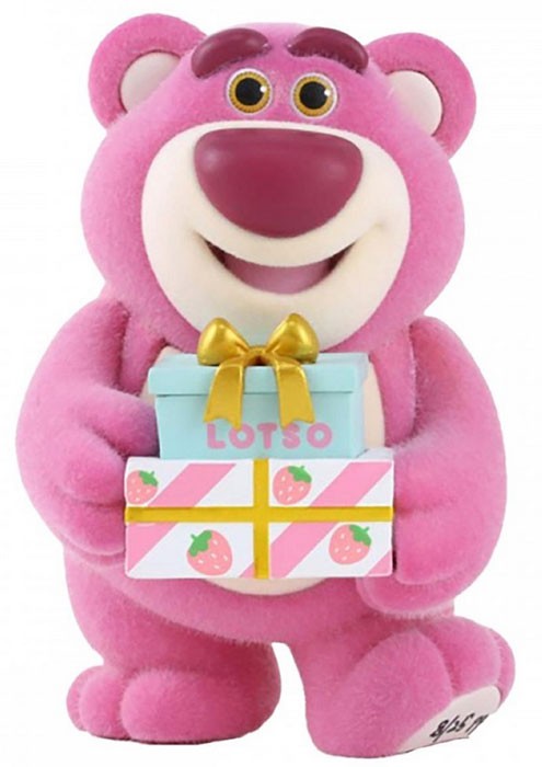 ENESCO TOY STORY LOTSO WITH CHRISTMAS PRESENTS FLOCKED STATUA FIGURE