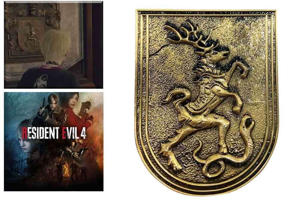 FANATTIK RESIDENT EVIL 4 SALAZAR FAMILY INSIGNIA MEDALLION REPLICA