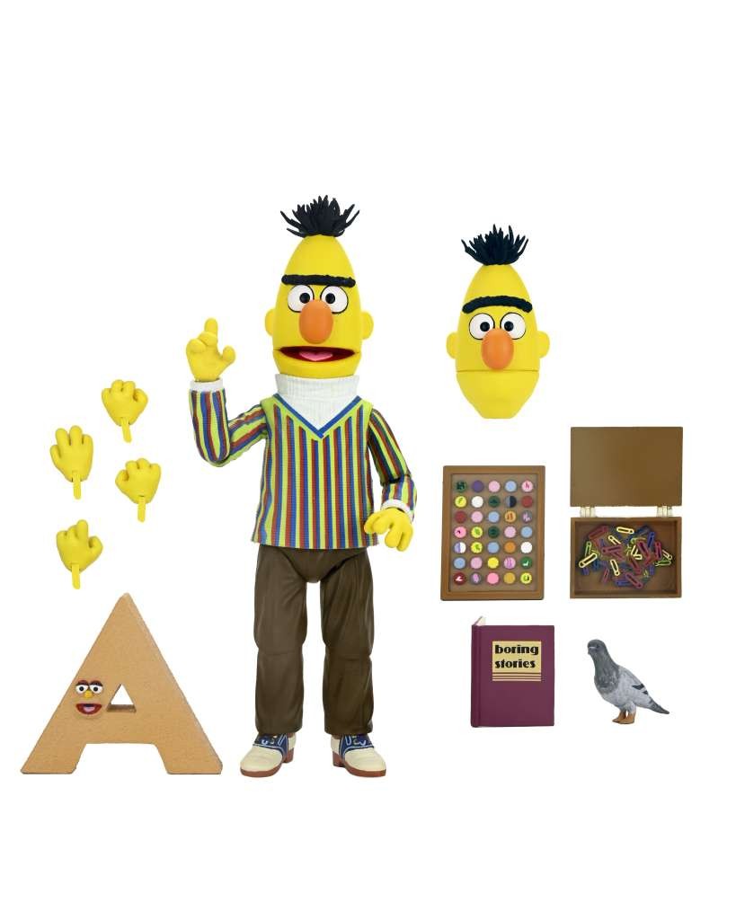 BUY SESAME STREET BERT ULTIMATE 17CM ACTION FIGURE NECA