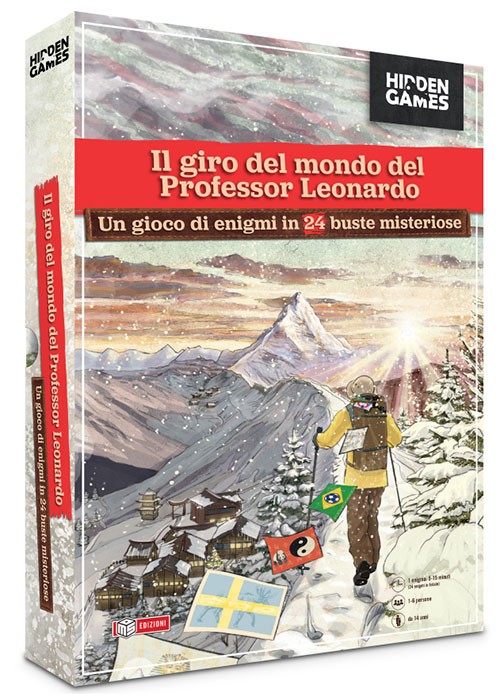 MS EDIZIONI HIDDEN GAMES IL GIRO DEL MONDO DEL PROFESSOR LEONARDO