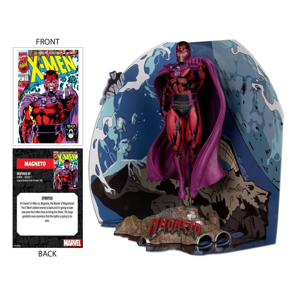 MC FARLANE MARVEL PVC STATUE MAGNETO (X-MEN 1) STATUA FIGURE