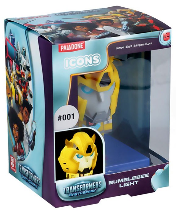 BUY TRANSFORMERS EARTHSPARK BUMBLEBEE 3D ICONS LIGHT FIGURE PALADON...