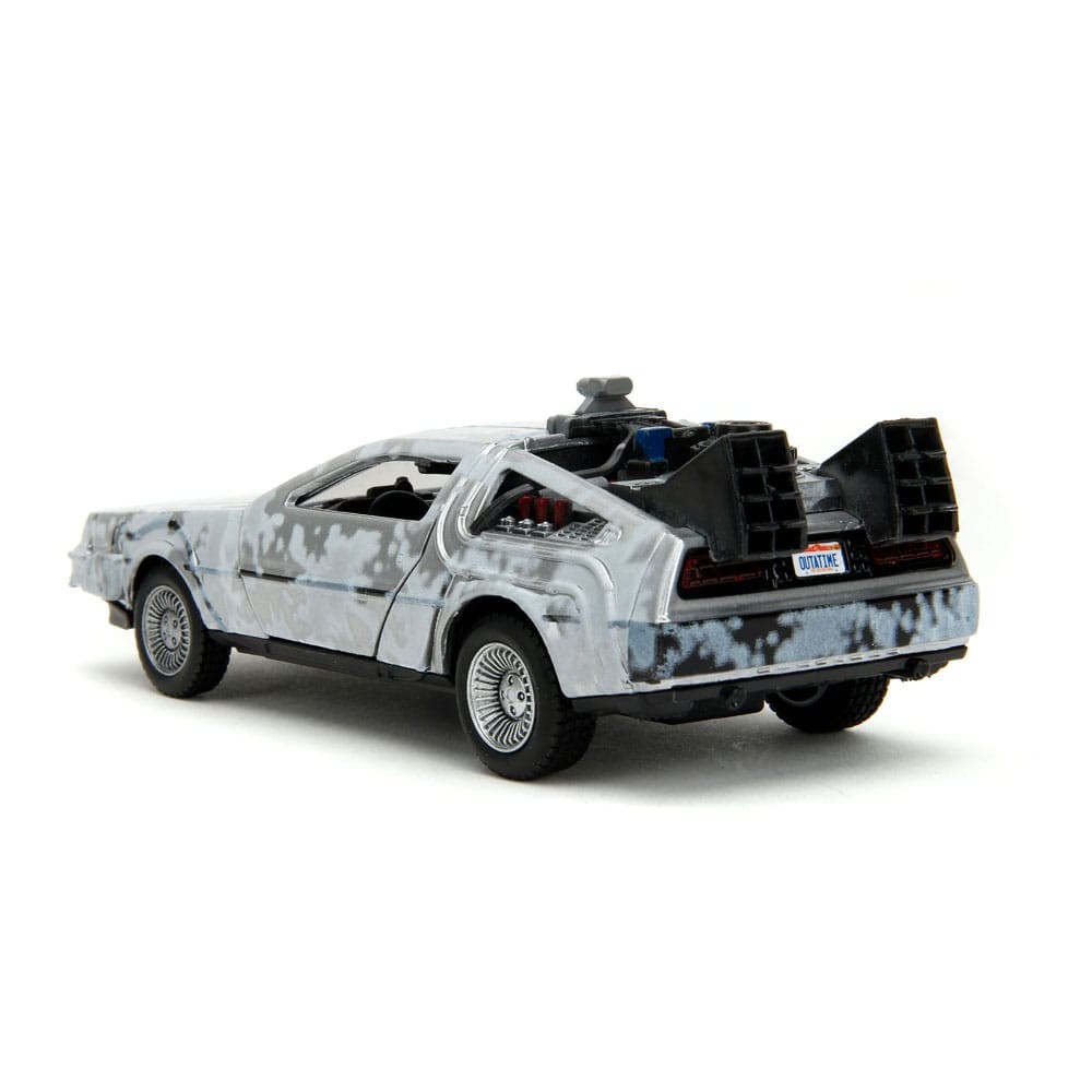 JADA TOYS BACK TO THE FUTURE DELOREAN FROZEN TIME MACHINE DIE CAST ...
