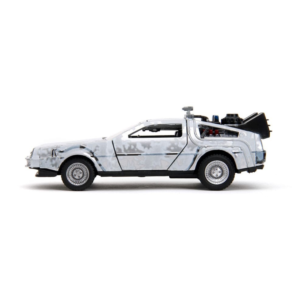JADA TOYS BACK TO THE FUTURE DELOREAN FROZEN TIME MACHINE DIE CAST ...
