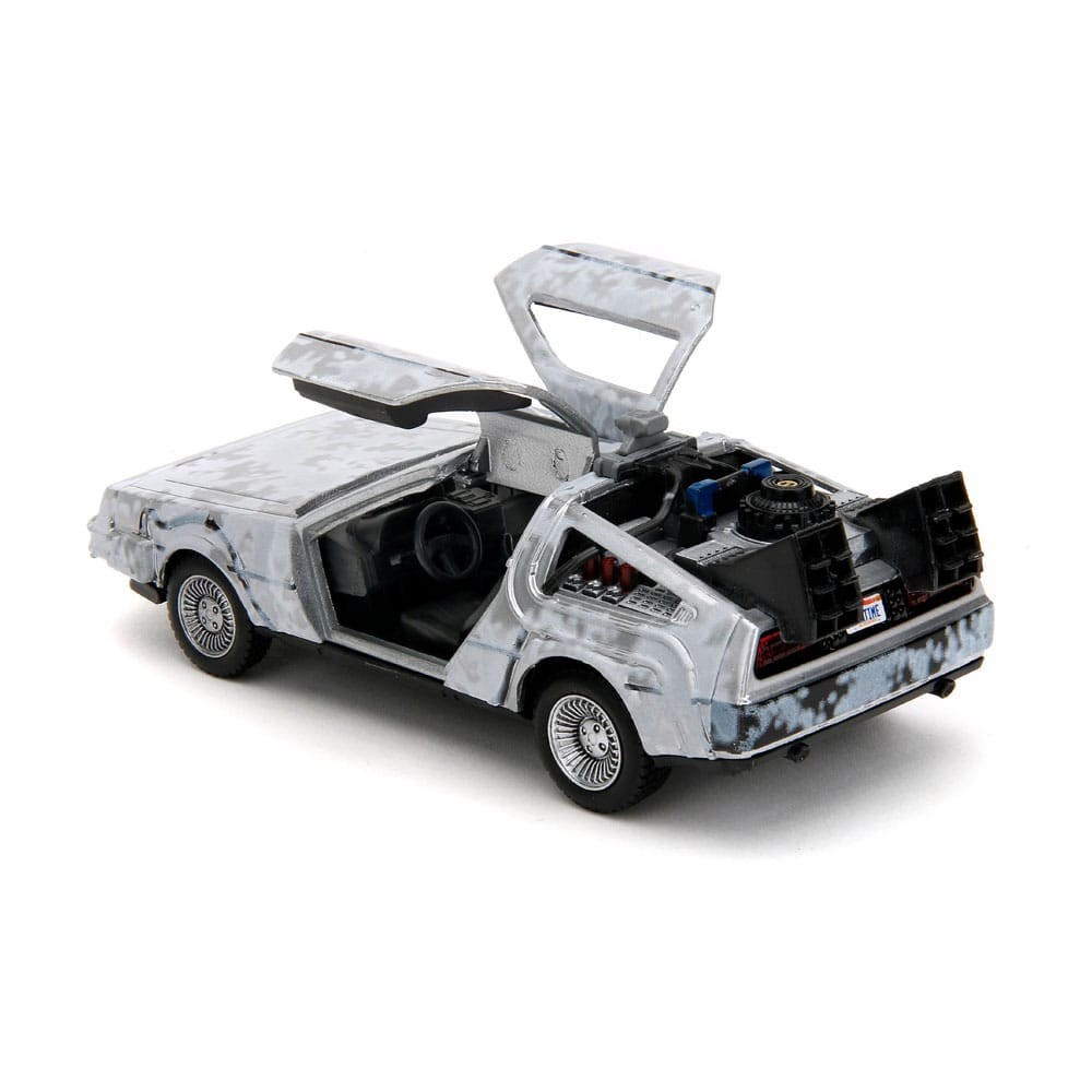 JADA TOYS BACK TO THE FUTURE DELOREAN FROZEN TIME MACHINE DIE CAST ...