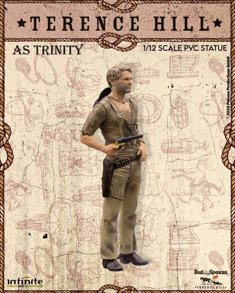 INFINITE STATUE TERENCE HILL AS TRINITA' 1/12 SCALE STATUA PVC FIGURE