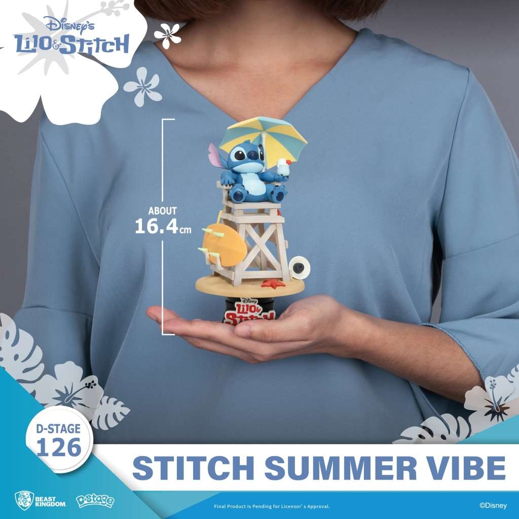 BUY D-STAGE LILO AND STITCH DS-126 STITCH SUMMER VIBE STATUE FIGURE...