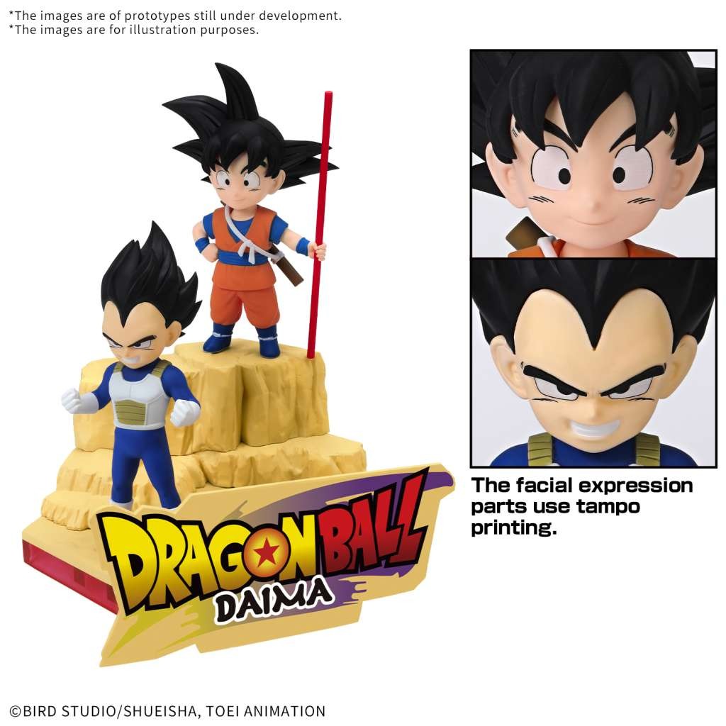 BUY DRAGON BALL DAIMA SON GOKU & VEGETA MODEL KIT BANDAI