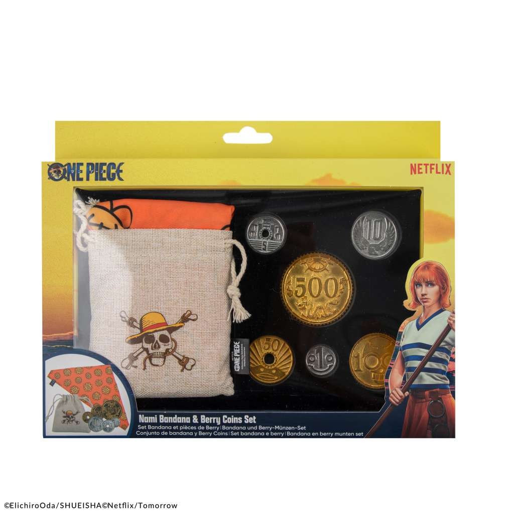 BUY ONE PIECE NAMI BANDANA AND BERRY COINS SET REPLICA CINEREPLICAS