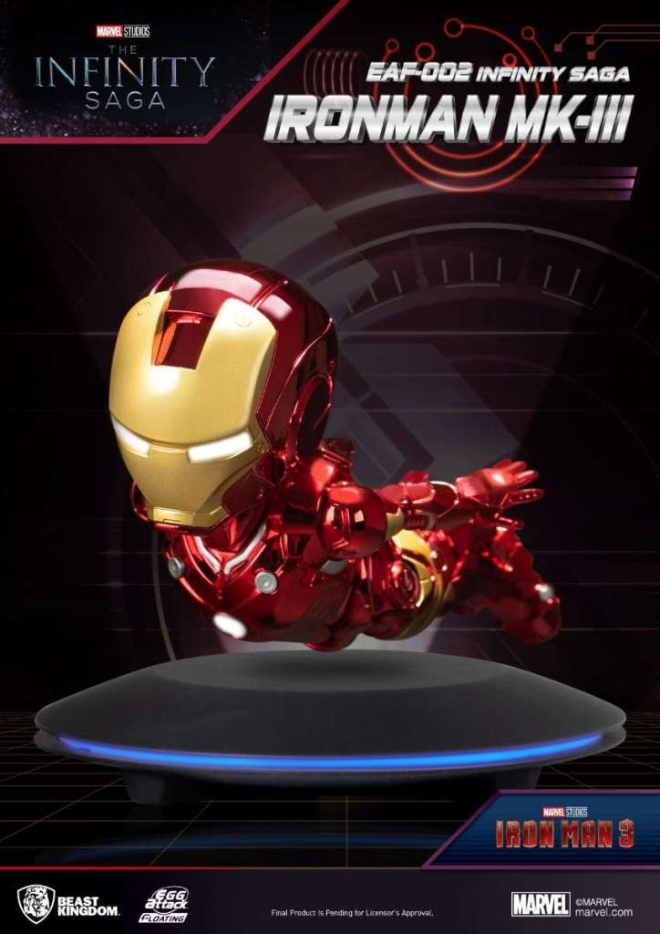 BUY MARVEL THE INFINITY SAGA IRON MAN MARK 3 FLOATING FIGURE STATUE...