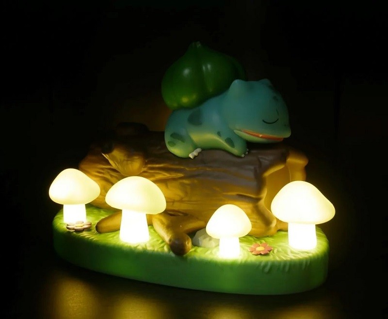 TEKNOFUN POKEMON BULBASAUR LIGHT UP SCENE DIORAMA LAMPADA