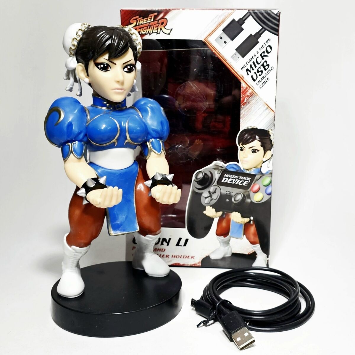 EXQUISITE GAMING STREET FIGHTER CHUN-LI CABLE GUY STATUA 20CM FIGURE