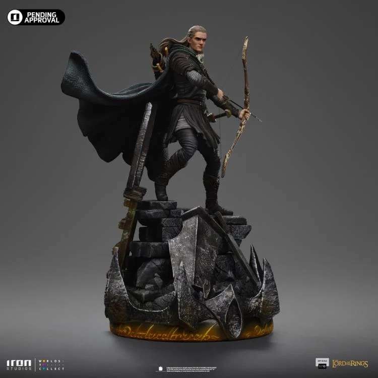IRON STUDIOS LORD OF THE RINGS LEGOLAS UNLEASHED ART SCALE 1/10 STA...
