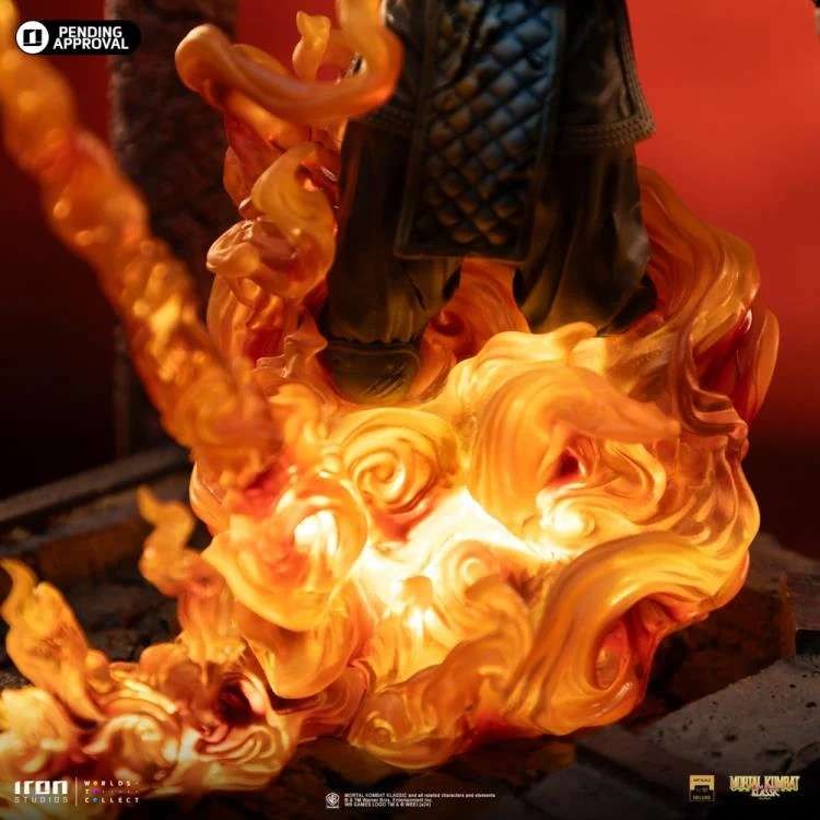 IRON STUDIOS MORTAL KOMBAT ART SCALE DELUXE SCORPION FATALITY 1/10 ...