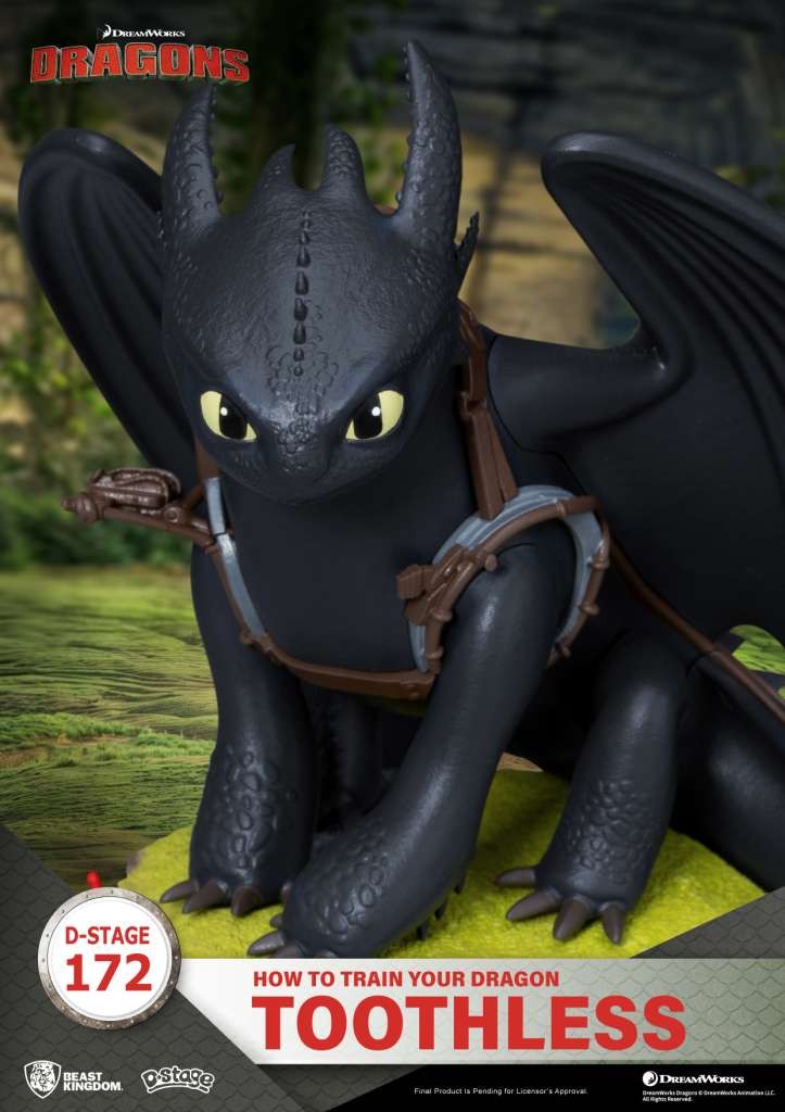 BUY D-STAGE HOW TO TRAIN YOUR DRAGON DS-172 TOOTHLESS STATUE FIGURE...