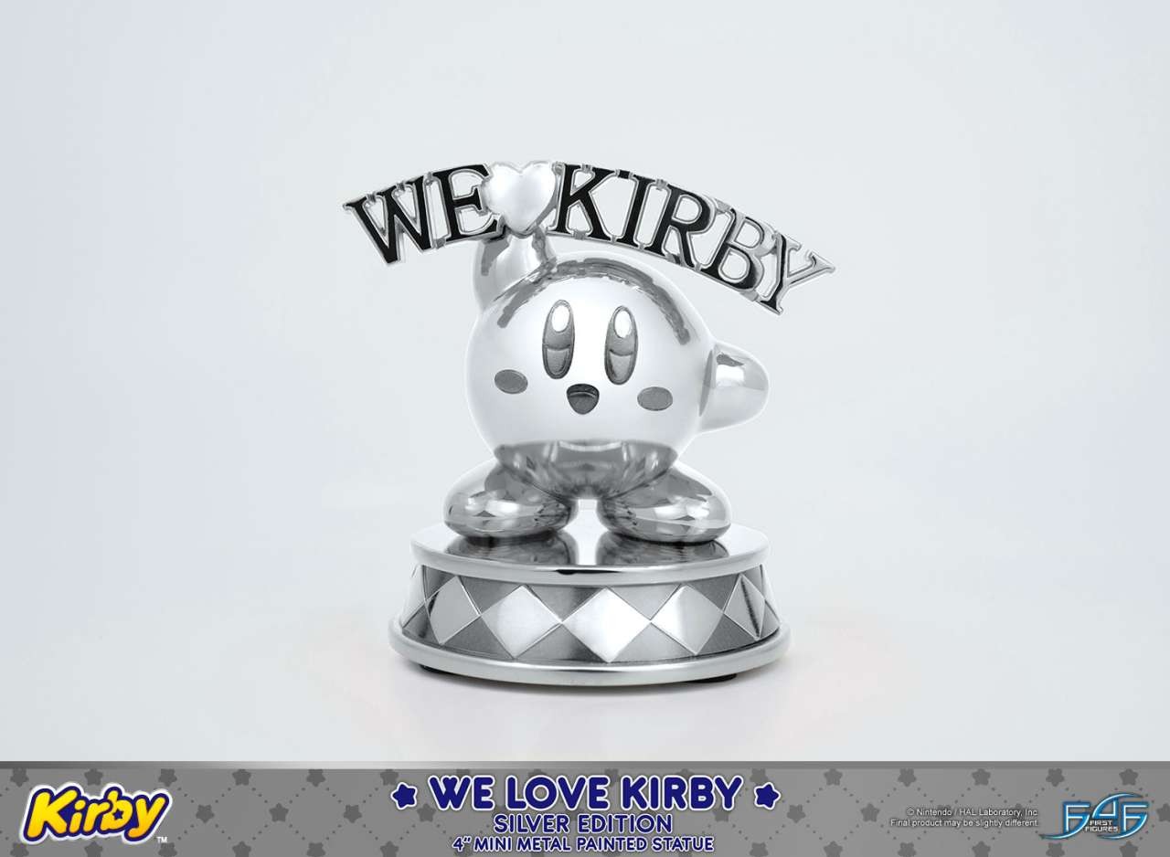 BUY KIRBY WE LOVE KIRBY SILVER EDITION METAL STATUE FIGURE FIRST4FI...