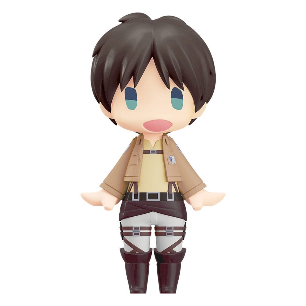 BUY ATTACK ON TITAN HELLO! EREN YEAGER ACTION FIGURE GOOD SMILE COM...