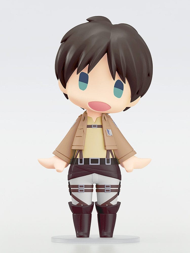 BUY ATTACK ON TITAN HELLO! EREN YEAGER ACTION FIGURE GOOD SMILE COM...