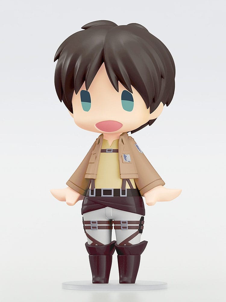 BUY ATTACK ON TITAN HELLO! EREN YEAGER ACTION FIGURE GOOD SMILE COM...