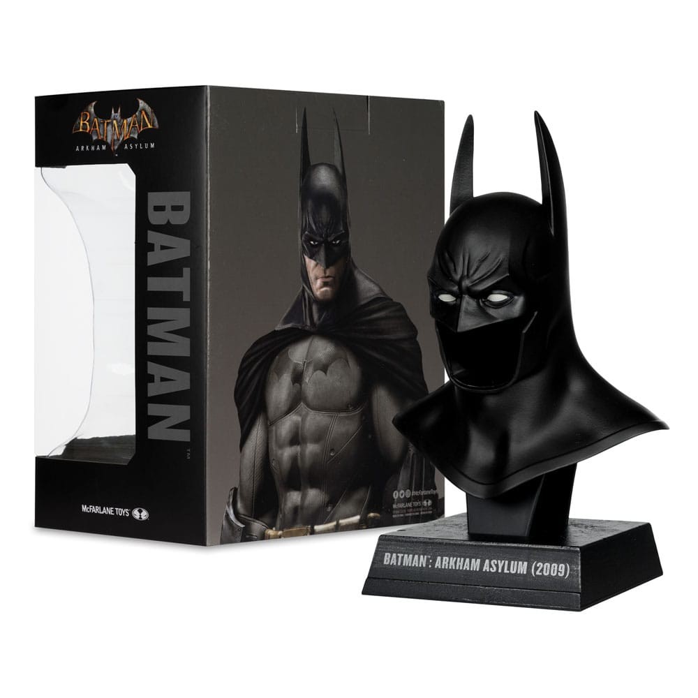 BUY DC DIRECT BATMAN ARKHAM ASYLUM COWL REPLICA BUST 1/3 FIGURE STA...