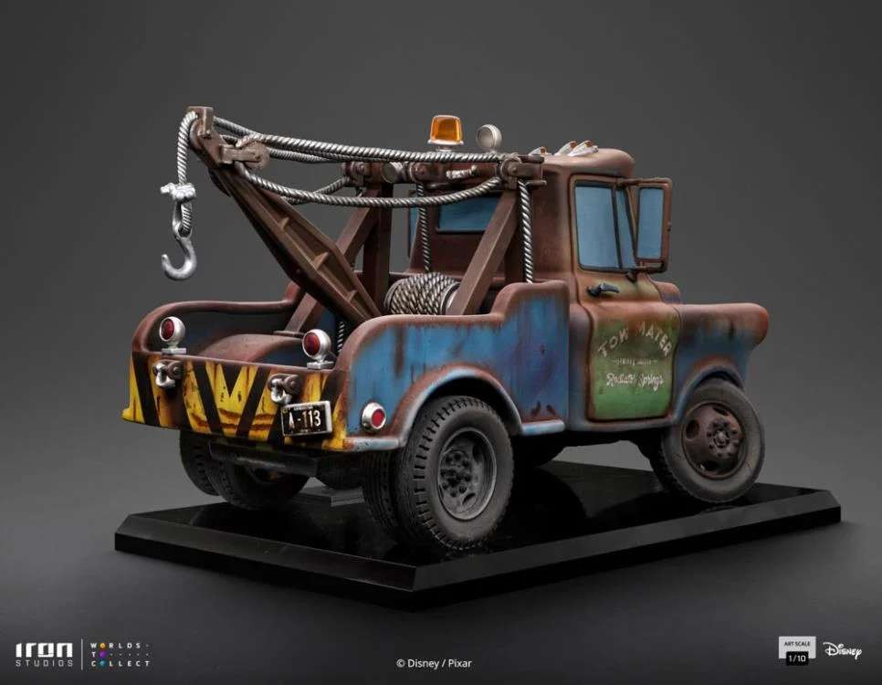 BUY DISNEY CARS TOW MATER ART SCALE 1/10 STATUE FIGURE IRON STUDIOS