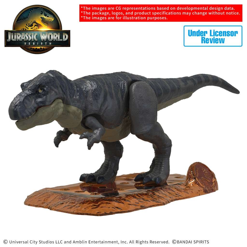 BANDAI PLANNOSAURUS JURASSIC WORLD REBIRTH T-REX MODEL KIT ACTION F...