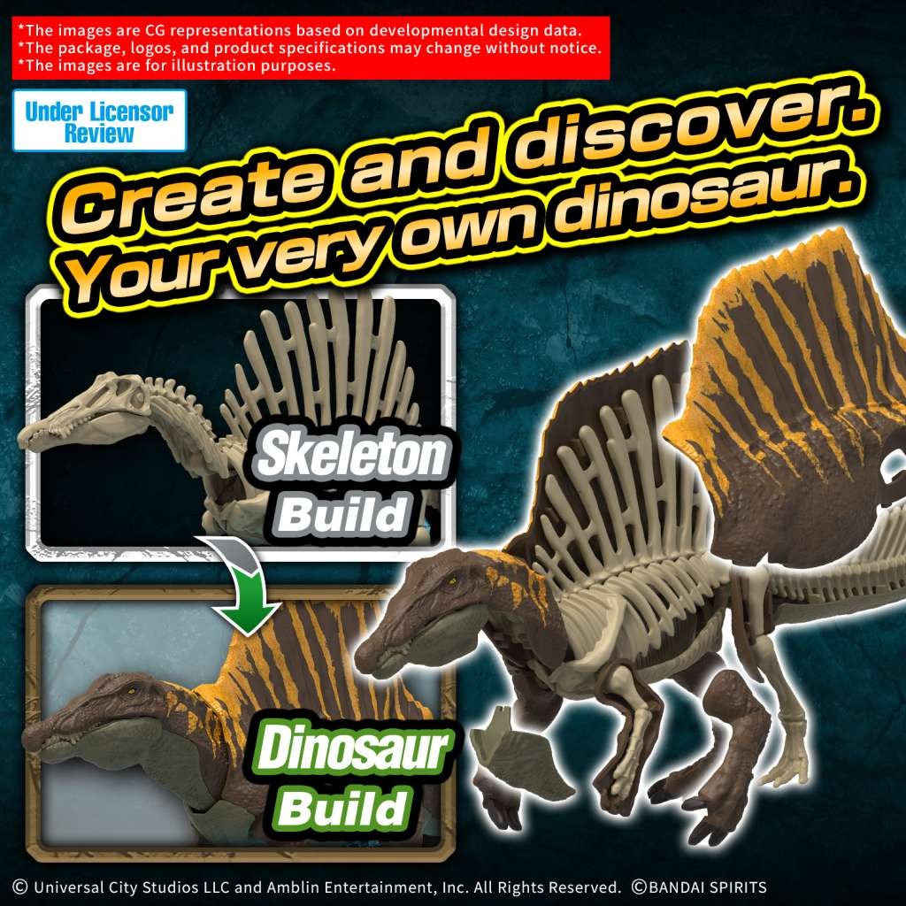 BUY PLANNOSAURUS JURASSIC WORLD REBIRTH SPINOSAURUS PVC MODEL KIT B...