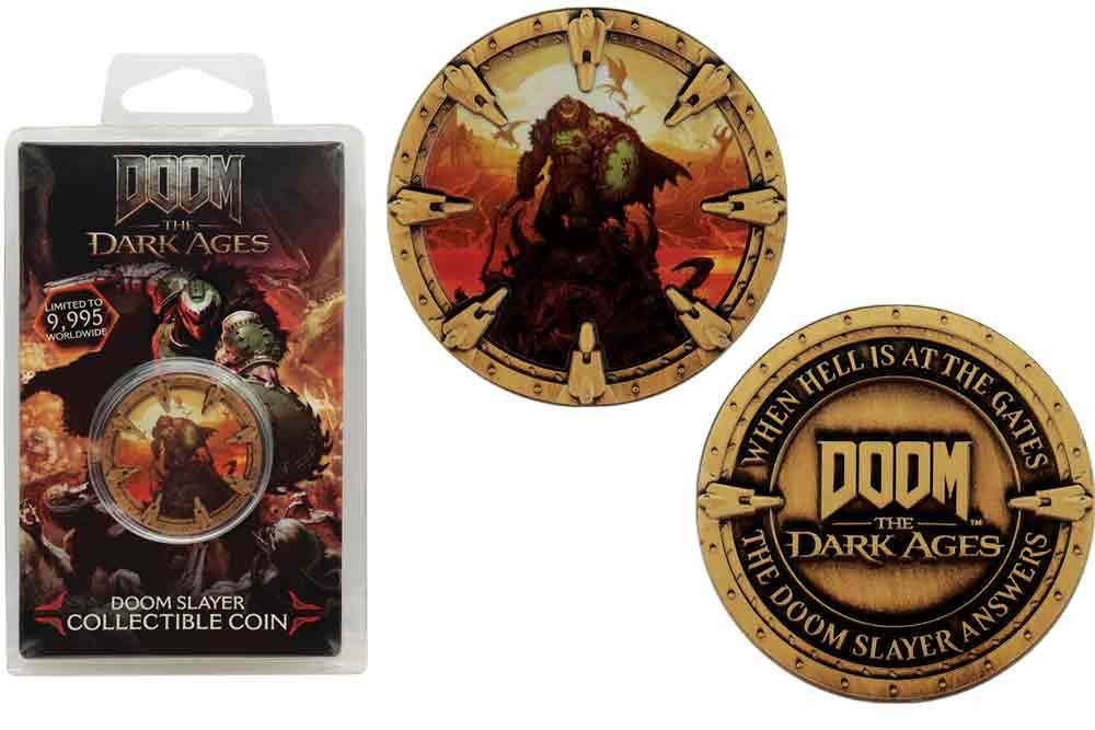 FANATTIK DOOM THE DARK AGES DOOM SLAYER COLLECTIBLE COIN MONETA IN ...