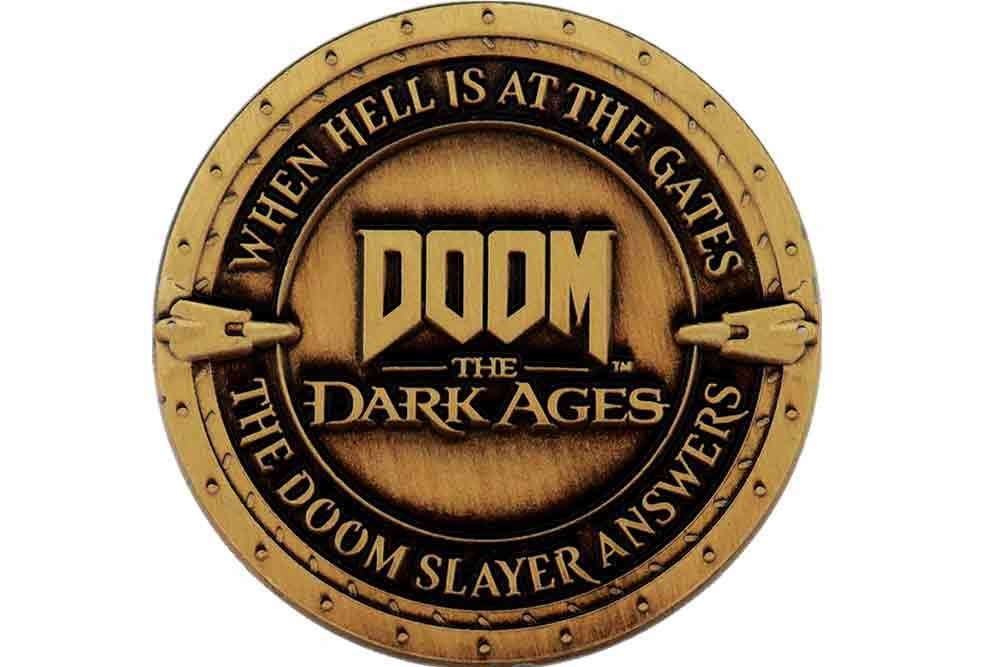 FANATTIK DOOM THE DARK AGES DOOM SLAYER COLLECTIBLE COIN MONETA IN ...