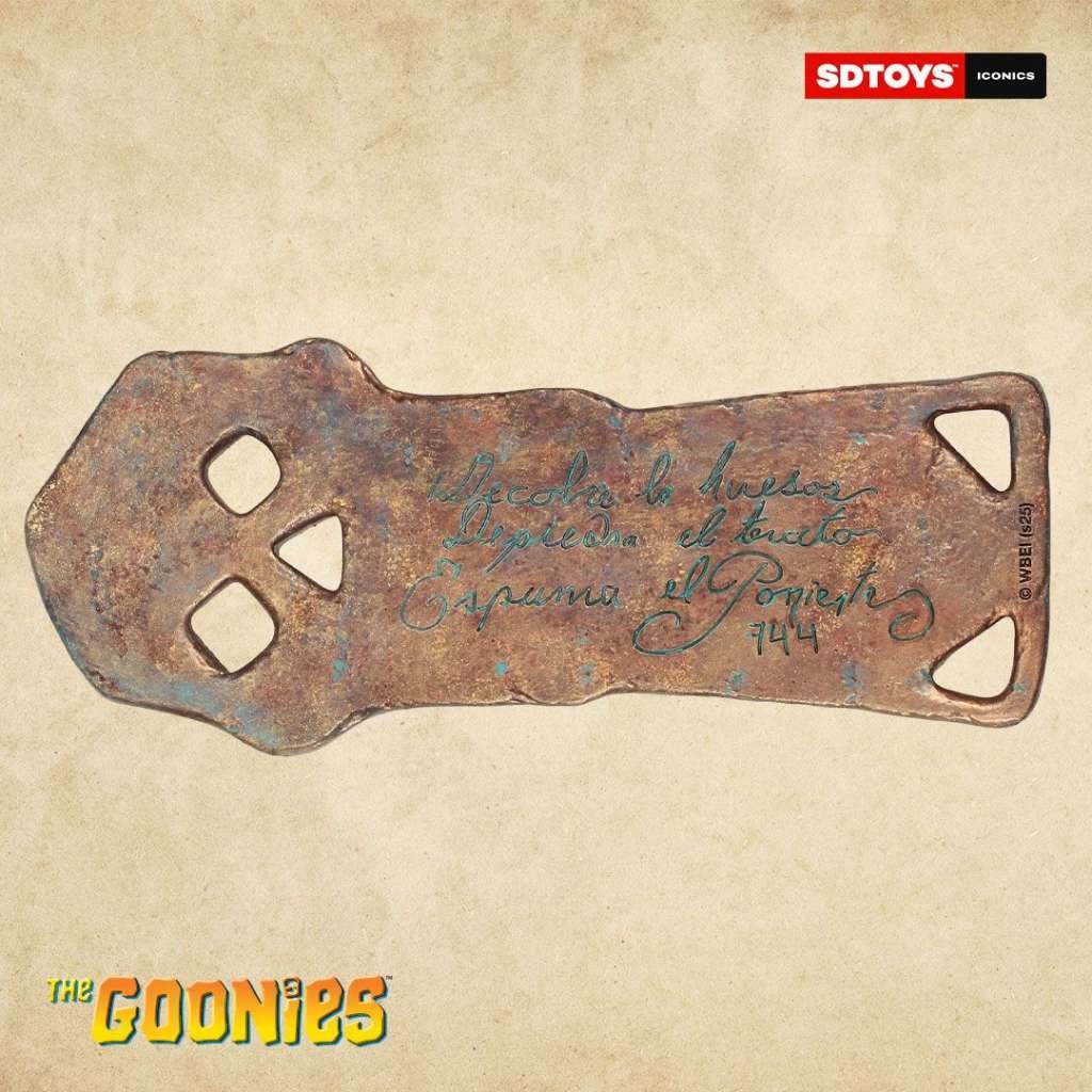 SD TOYS THE GOONIES COPPER BONES SKELETON KEY REPLICA