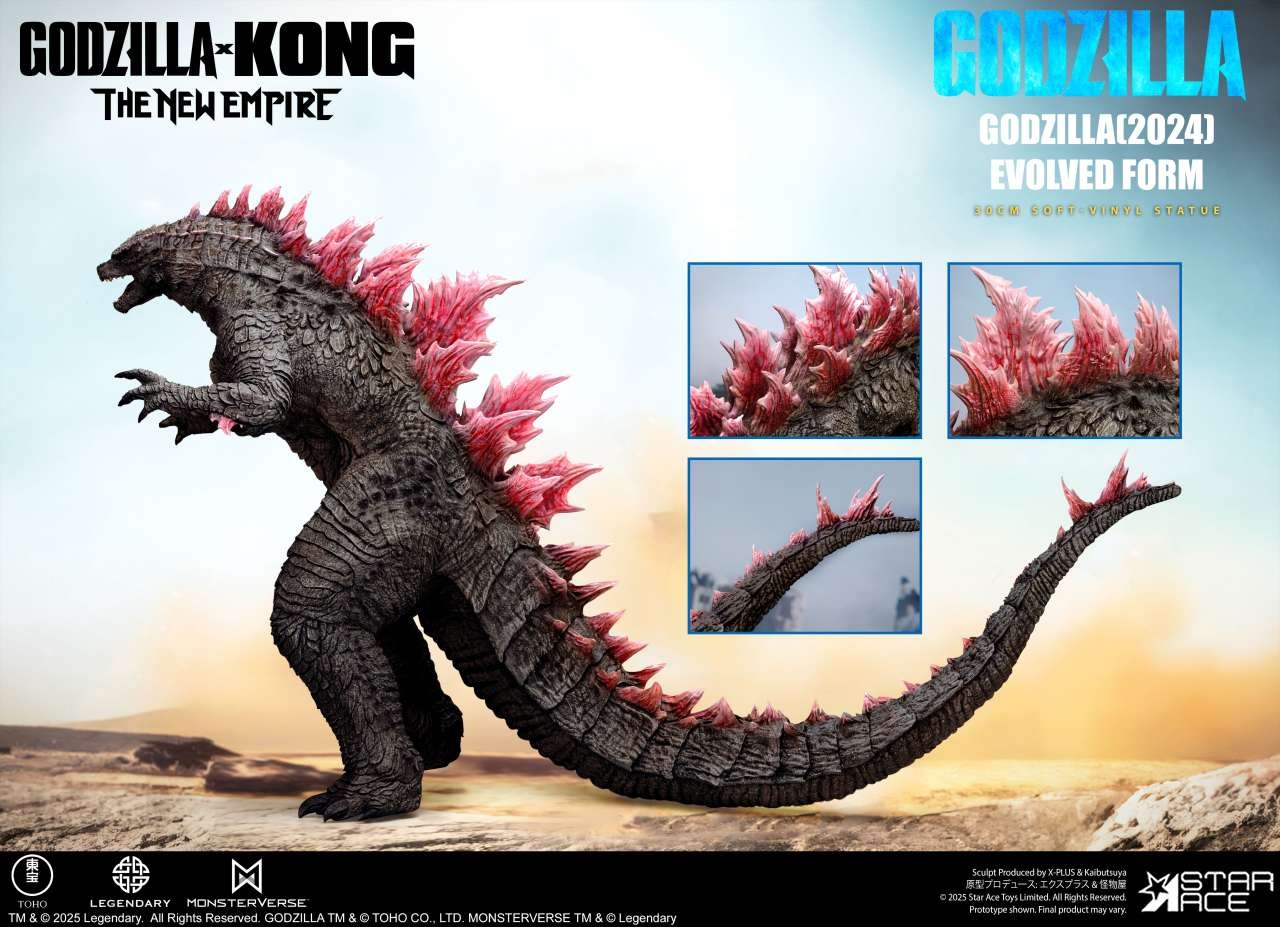 STAR ACE GODZILLA X KONG THE NEW EMPIRE GODZILLA EVOLVED FORM STATU...