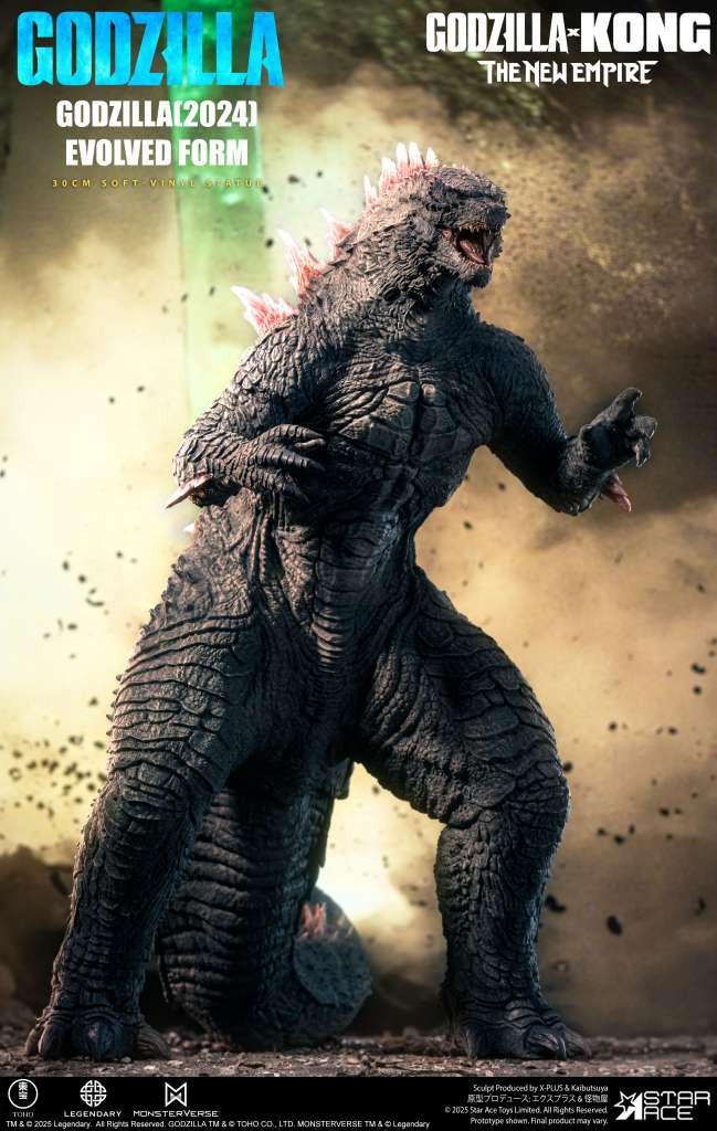 STAR ACE GODZILLA X KONG THE NEW EMPIRE GODZILLA EVOLVED FORM DELUX...