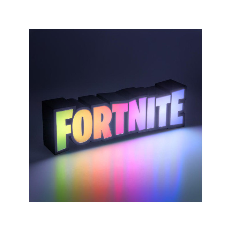 BUY FORTNITE LOGO LED RGB LAMP 32CM PALADONE PRODUCTS