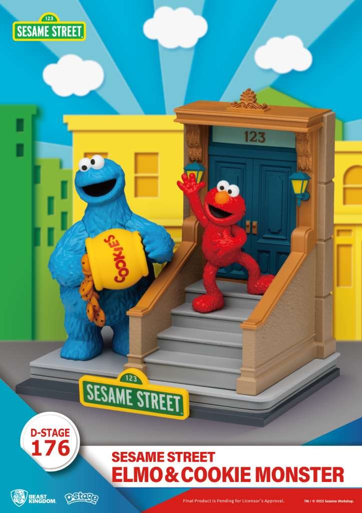 BUY D-STAGE 176 SESAME STREET ELMO & COOKIE MONSTER STATUE FIGURE D...